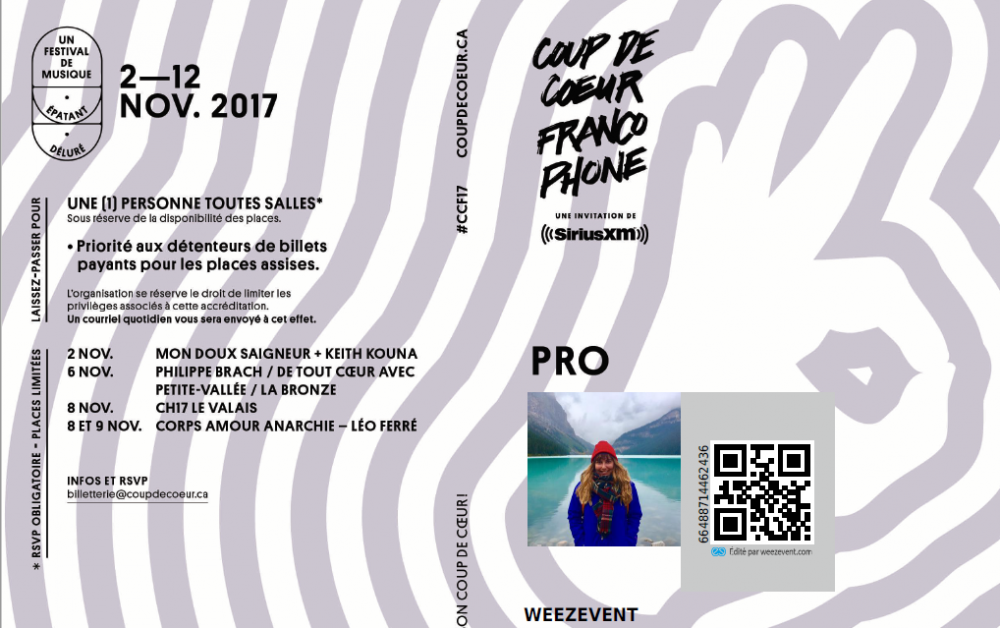 Créez vos badges et accréditations avec Weezevent - Weezevent