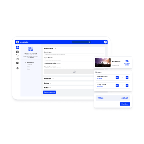 The ideal online ticketing solution for concerts and shows