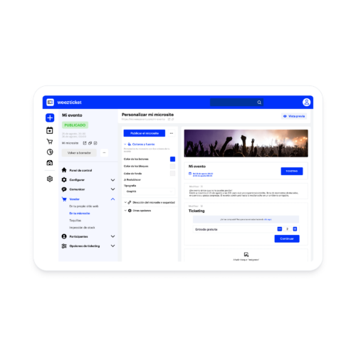 Plataforma para eventos gratuitos | Weezevent